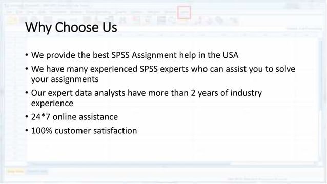 Spss Assignment Answers Ppt