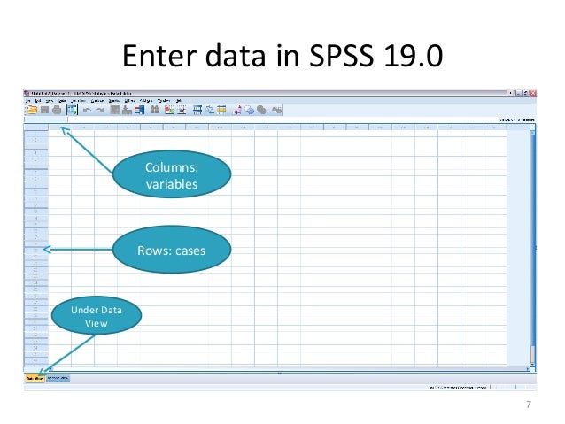 Spss beginners
