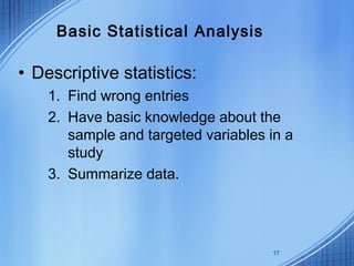 Spss beginners | PPT