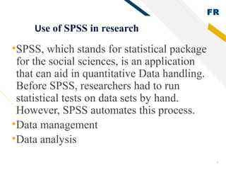 Spss beginners | PPT