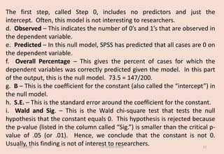 Binary OR Binomial logistic regression | PDF