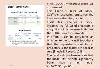 Binary OR Binomial logistic regression | PDF