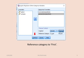 Binary OR Binomial logistic regression | PPT