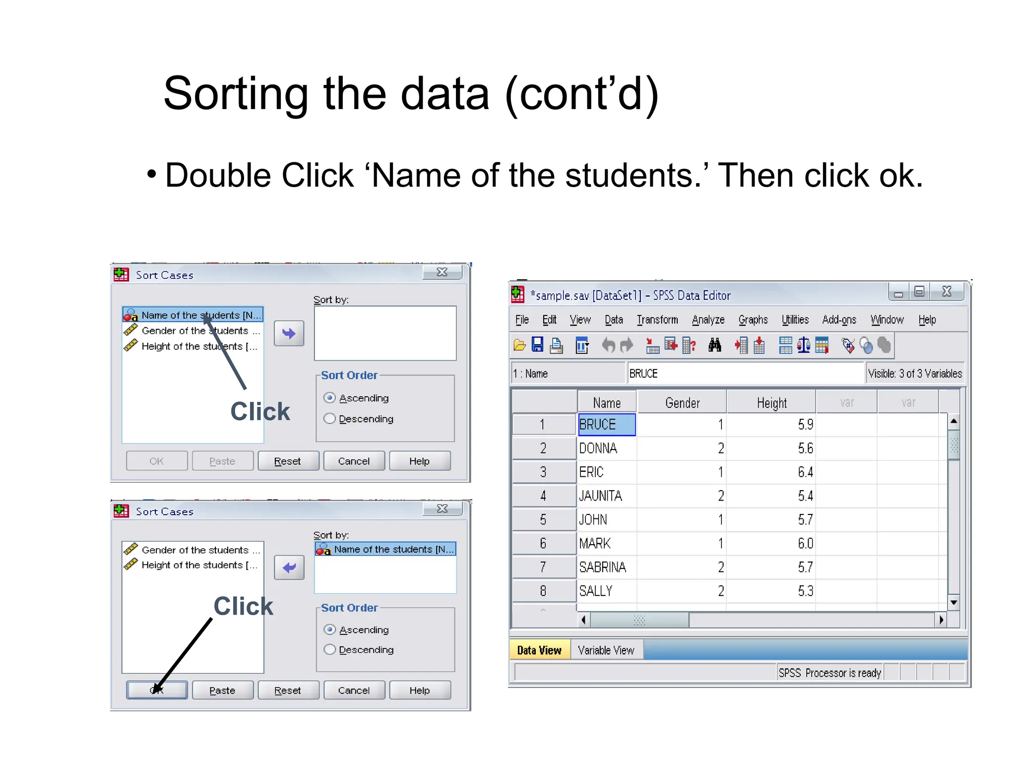 Spss Briefintroduction Spss Introduction Biostatistics Biostatistics