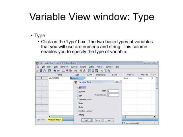 Spss Briefintroduction Spss Introduction Biostatistics Biostatistics