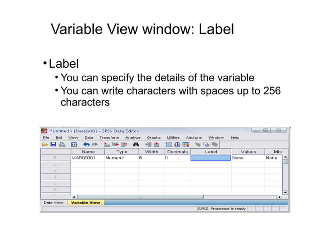 Spss briefintroduction Spss introduction, biostatistics, biostatistics ...