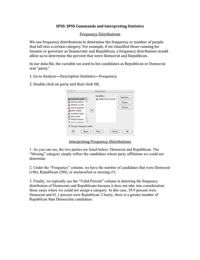 Spss comd interpret | PDF