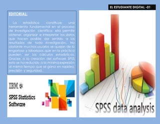Spss como aplicacion estadistica. | DOCX