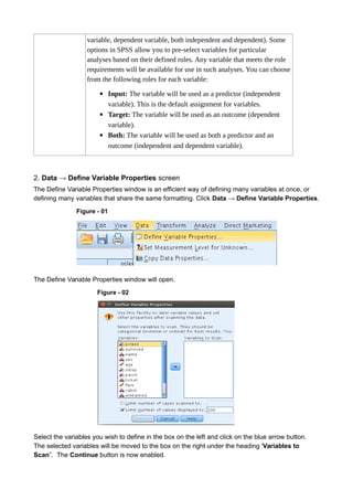 Spss course session-II | PDF | Computing | Technology & Computing