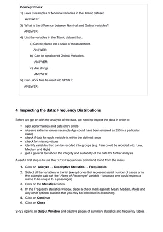 Spss course session-II | PDF