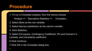 Spss cross classification | PDF