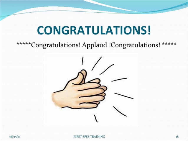 Spss data capturing training | PPT