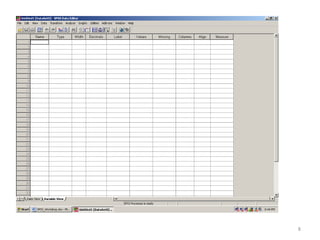Spss data entry | PPSX | Technology & Computing