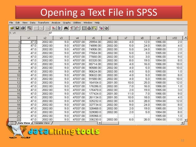 SPSS: File Managment