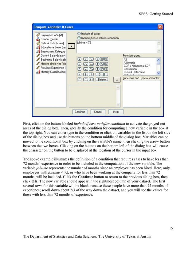 Spss Getting Started Tutorial Pdf Operating Systems Computer