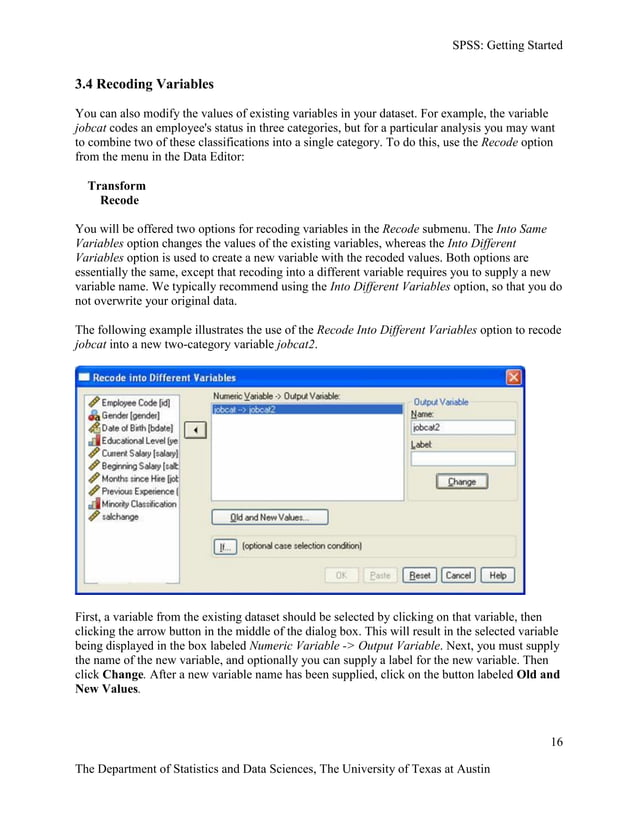 Spss Getting Started Tutorial Pdf Operating Systems Computer