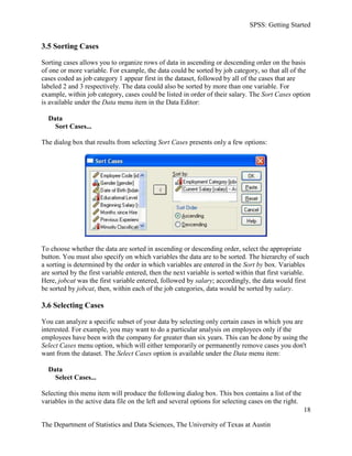 SPSS Getting Started Tutorial | PDF | Operating Systems | Computer Software and Applications