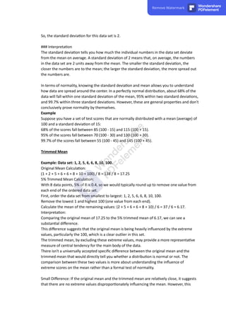 SPSS GuideAssessing Normality, Handling Missing Data, and Calculating ...