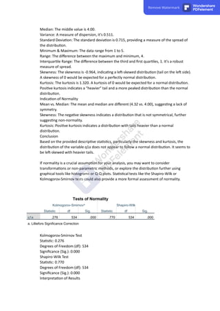 SPSS GuideAssessing Normality, Handling Missing Data, and Calculating ...