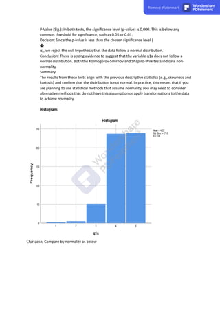 SPSS GuideAssessing Normality, Handling Missing Data, and Calculating ...