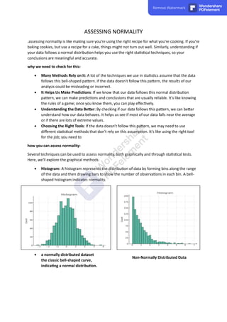 SPSS GuideAssessing Normality, Handling Missing Data, and Calculating ...