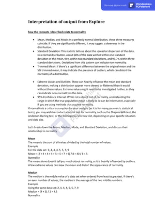SPSS GuideAssessing Normality, Handling Missing Data, and Calculating ...