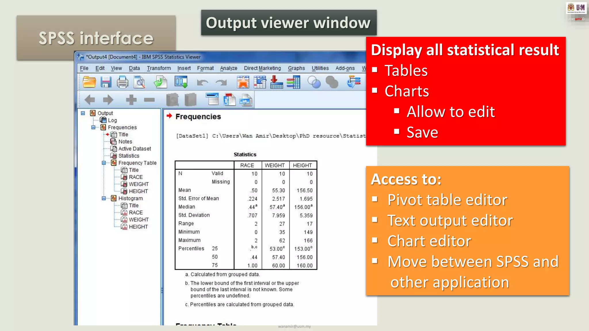 Introduction to SPSS 22 - step by steps | PPTX