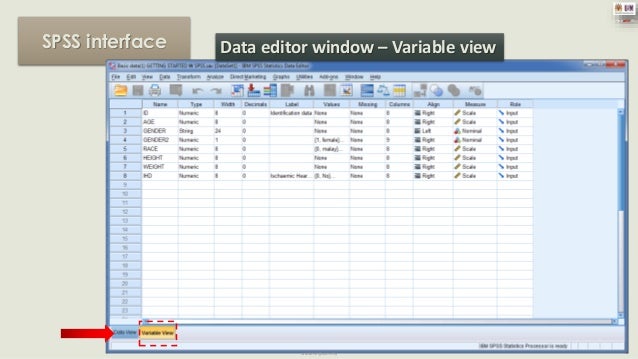 Introduction to SPSS 22 - step by steps