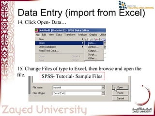 spssintro - introduction au logiciel spss | PPT