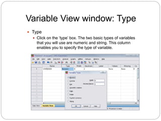 Spss intro for engineering | PPT | Technology & Computing