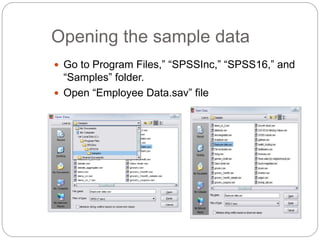 Spss intro for engineering | PPT | Technology & Computing