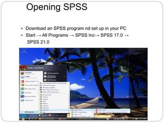 Spss intro for engineering | PPT | Technology & Computing