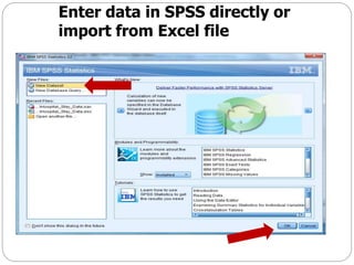 Spss intro for engineering | PPT | Technology & Computing