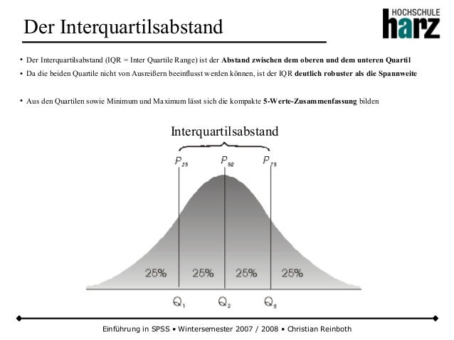 Interquartilsabstand Berechnen