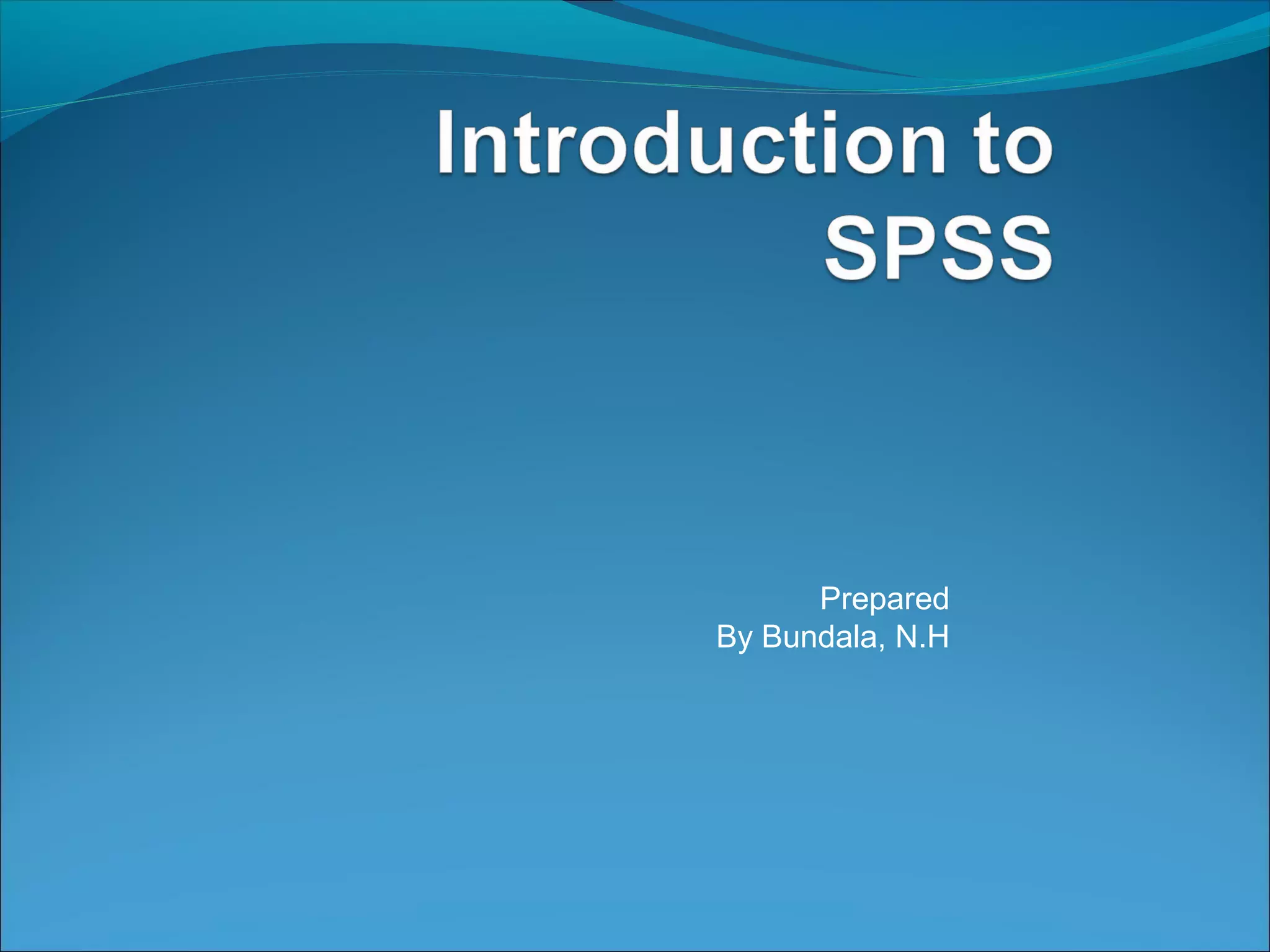 Spss Lecture Notes Ppt