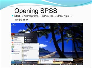 Spss lecture notes | PPT