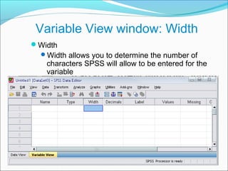 Spss lecture notes | PPT