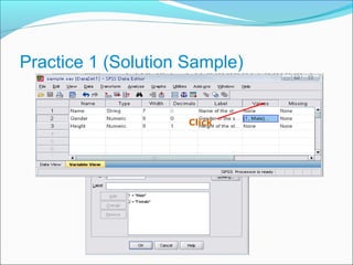 Spss lecture notes | PPT