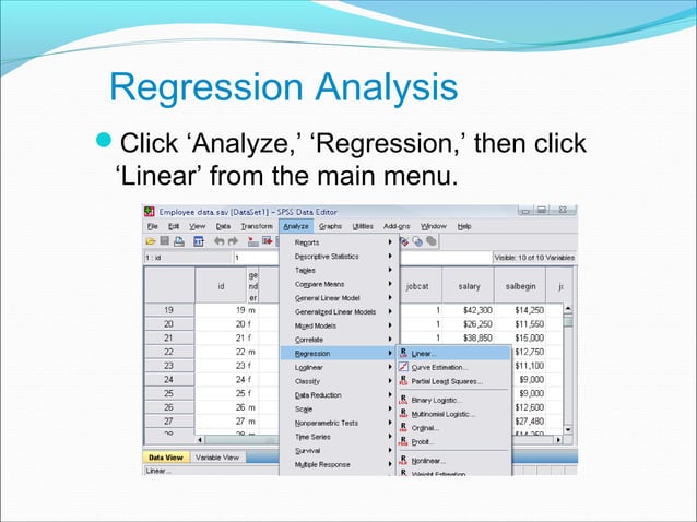 Spss Lecture Notes Ppt Technology And Computing