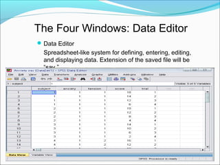 Spss lecture notes | PPT