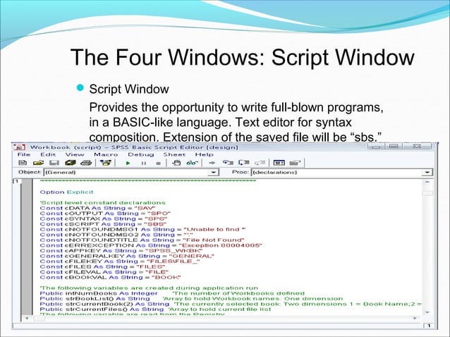 Spss lecture notes | PPT | Technology & Computing