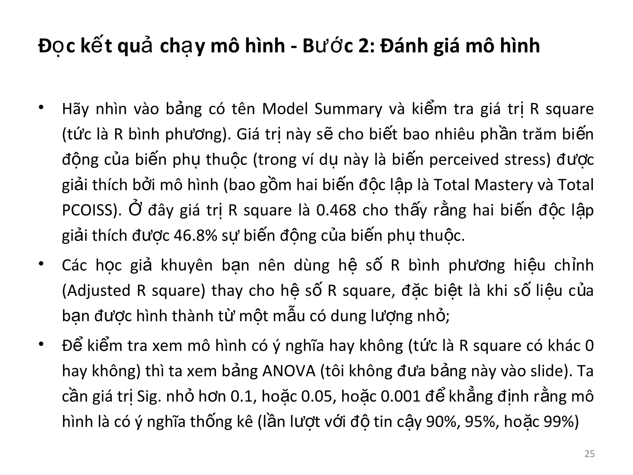 Spss lesson 5.3 Tương quan hồi quy (hồi quy tuyến tính đa biến) | PPT