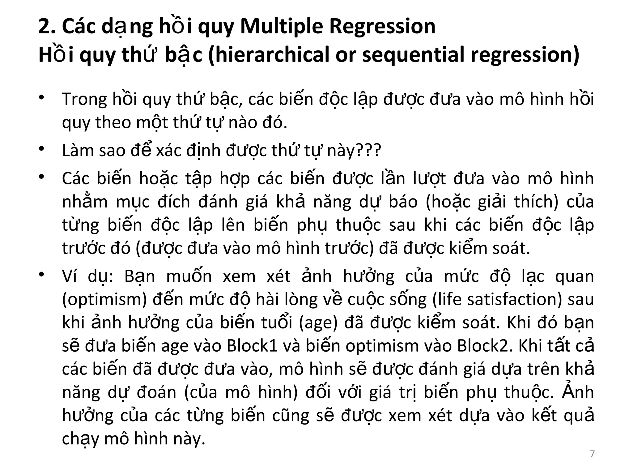 Spss lesson 5.3 Tương quan hồi quy (hồi quy tuyến tính đa biến) | PPT