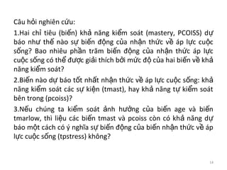 Spss lesson 5.3 Tương quan hồi quy (hồi quy tuyến tính đa biến) | PPT