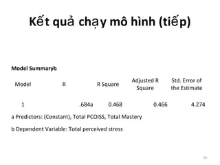 Spss lesson 5.3 Tương quan hồi quy (hồi quy tuyến tính đa biến) | PPT