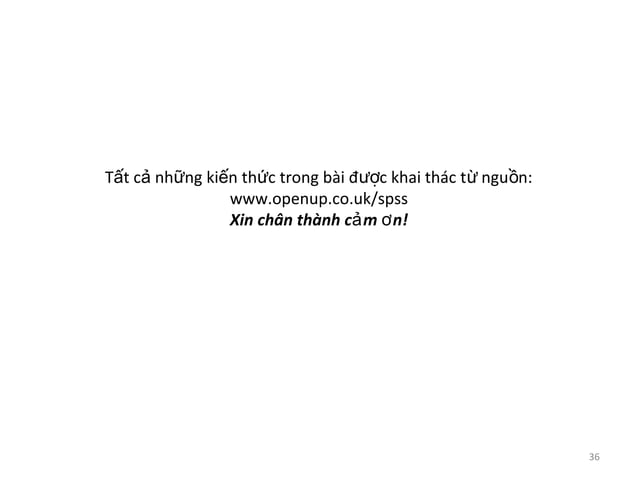 Spss lesson 5.3 Tương quan hồi quy (hồi quy tuyến tính đa biến) | PPT