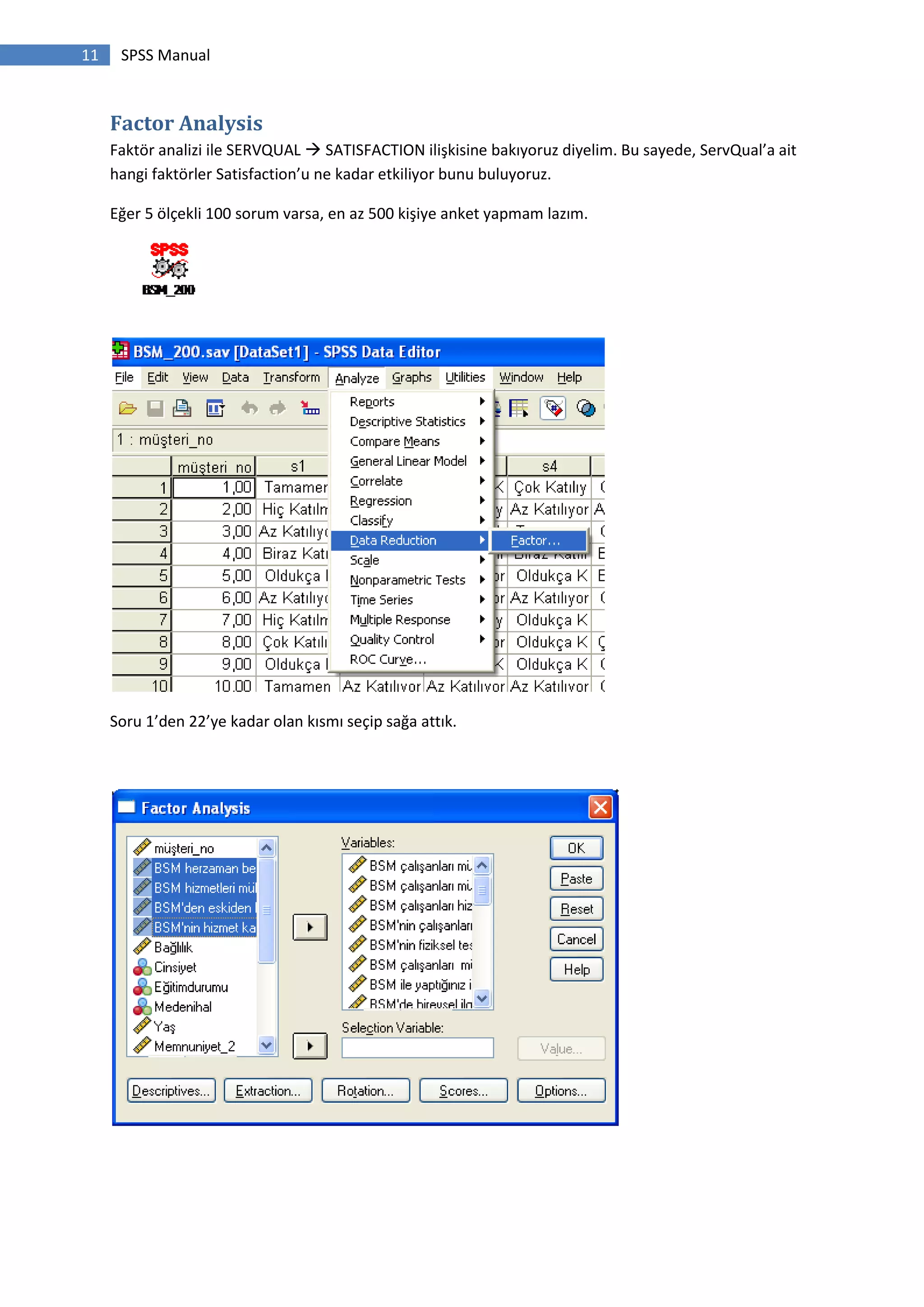 SPSS Manual (Turkish) | PDF