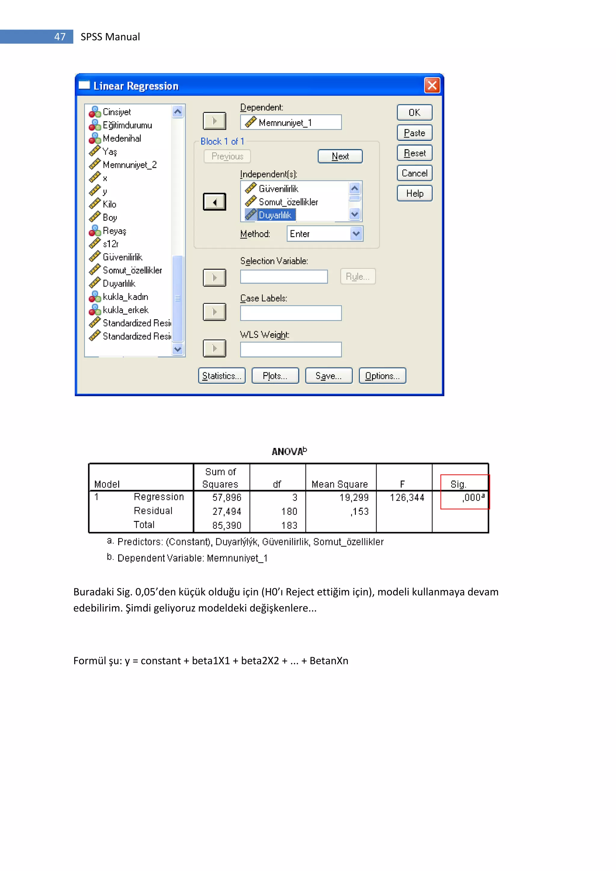 SPSS Manual (Turkish) | PDF