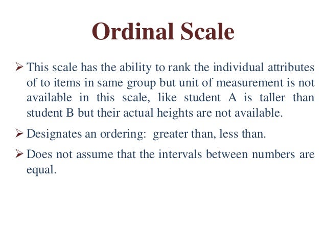 Spss measurement scales