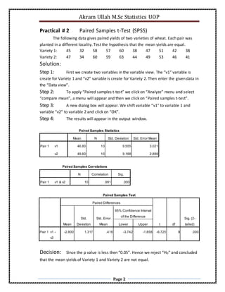 Spss & minitab | PDF